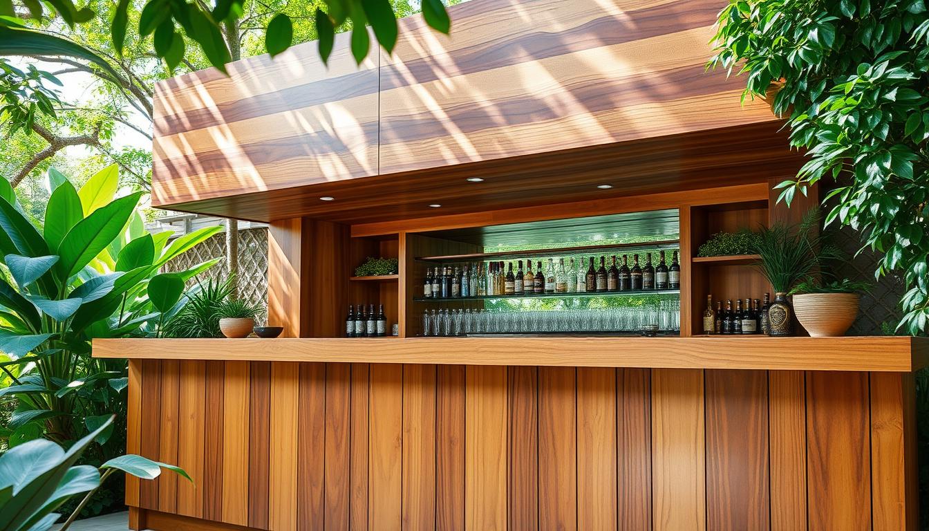 Transform Your Space with a Premium Teak Wood Bar - TimberTropics.com